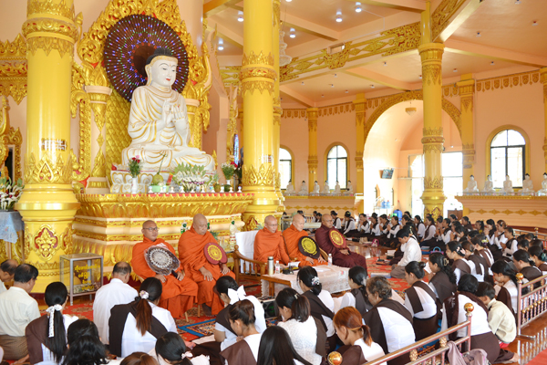 တန့်ယန်းမြို့နယ်တွင် ဝါခေါင်လပြည့် မေတ္တာအခါတော်နေ့ အထိမ်းအမှတ် အခမ